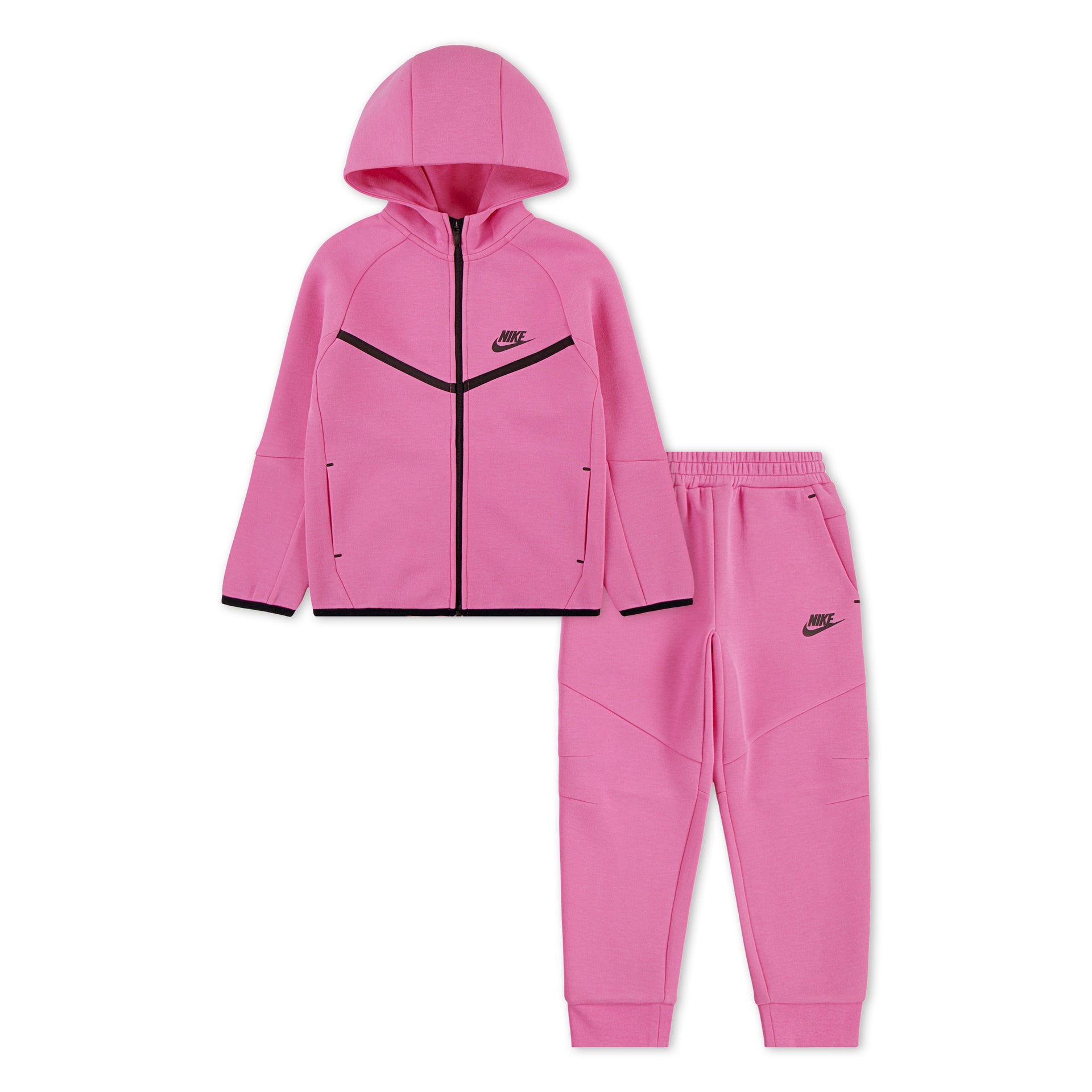 GIRLS NIKE TECH FLEECE SET 'PLAYFUL PINK' 36M880-AFN - Sam Tabak
