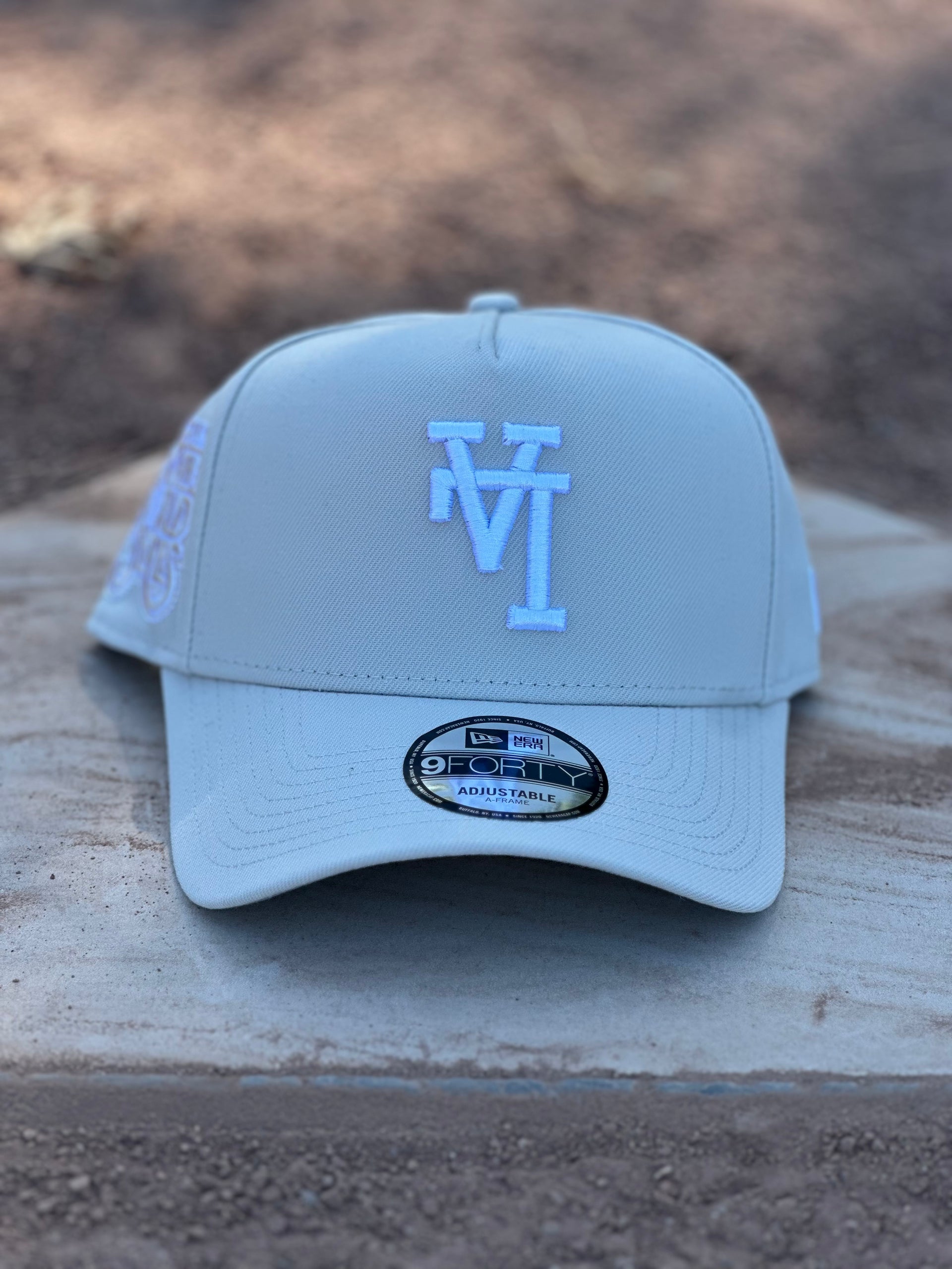 NEW ERA 9FORTY A-FRAME UPSIDE DOWN LA DODGERS "LIGHT BEIGE" 75TH WORLD - Sam Tabak